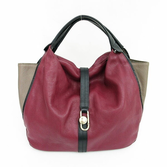 Furla | Bags | Furla Tote Bag Purple Leather | Poshmark